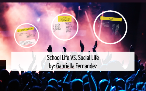 School Life VS. Social Life by gabriella fernandez on Prezi