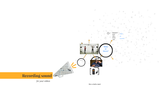 Recording sound by Joada Allen Booth on Prezi