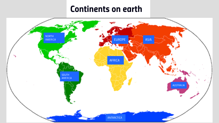 Kontynenty na Ziemi by Mm m on Prezi