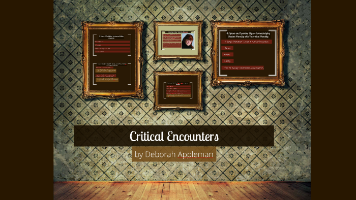Critical Encounters by Michael Poth on Prezi