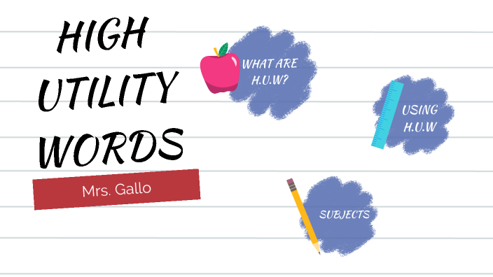 HIGH UTILITY WORDS by Maria Gallo on Prezi