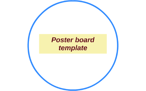 Poster board template by anthony sinicrope on Prezi