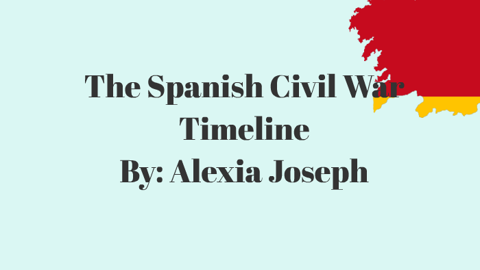 The Spanish Civil War Timeline by Alexia Joseph on Prezi