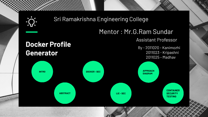 Docker Profile Generator by Madhav S on Prezi