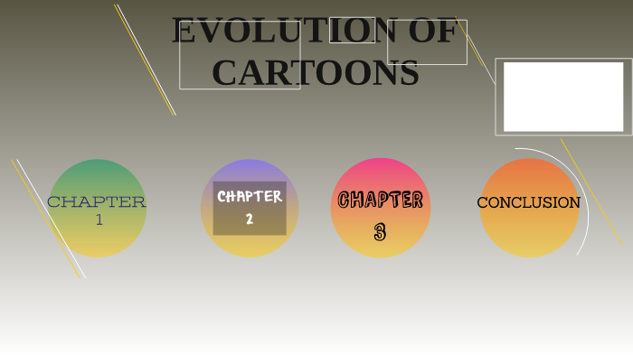 EVOLUTION OF CARTOONS by Lucia Paz