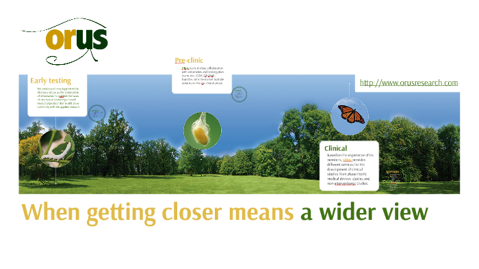 ORus Research: When getting closer means a wider view by Alfonso García ...