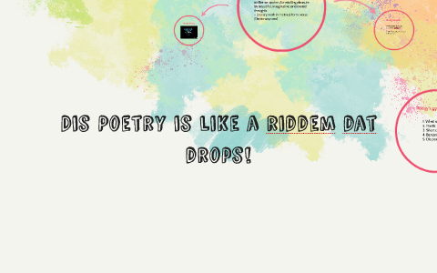 Dis Poetry is like a riddem dat drops! by Joke Loch on Prezi