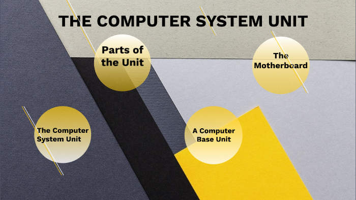 THE COMPUTER SYSTEM UNIT by vincent decastro on Prezi