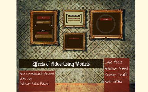 Effects of Advertising Models by Lydia Matta on Prezi