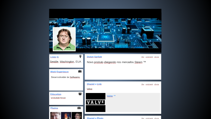 Criador da Valve Corporation by body builder