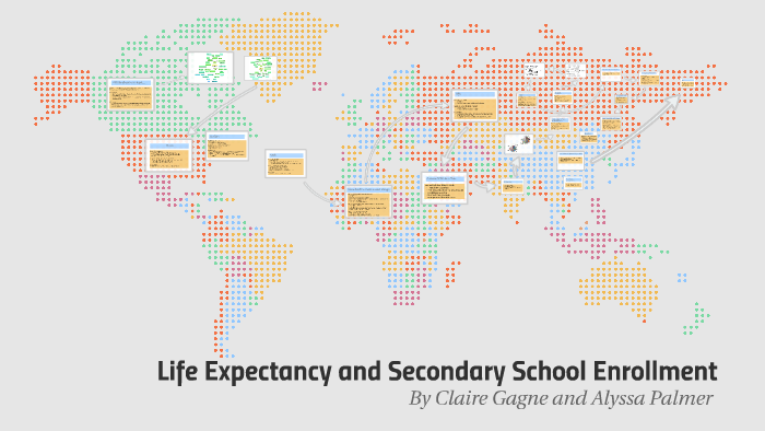 Life Expectancy and Secondary School Enrollment by Alyssa Palmer on Prezi
