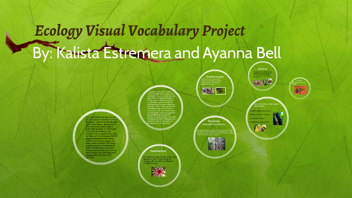 Ecology Visual Vocabulary Project by Ayanna Bell on Prezi