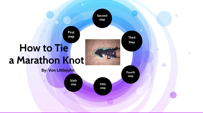 how to tie a marathon knot by VON LITTLEJOHN on Prezi