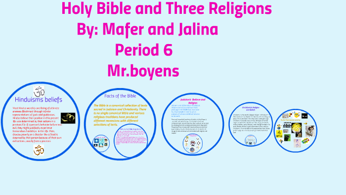 Holy bible and 3 religion by Jalina Perea on Prezi