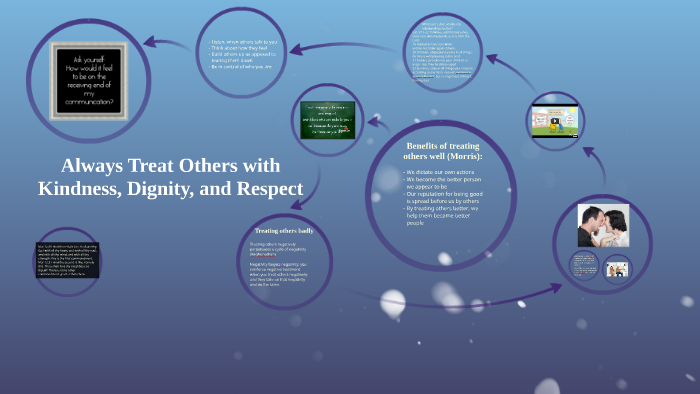Always Treat Others with Kindness, Dignity, and Respect by on Prezi