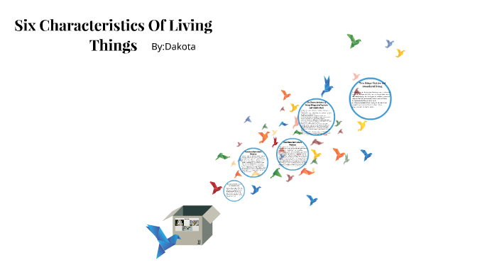 Six Characteristics Of Living Things by Dakota Libbus on Prezi