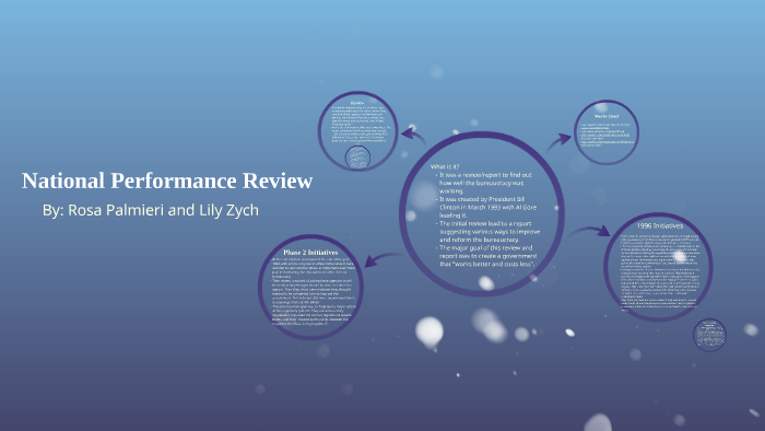 National Performance Review by Lily Lily on Prezi