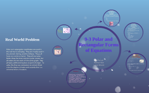 9-3 Polar and Rectangular Forms of Equations by Nathan Noe on Prezi