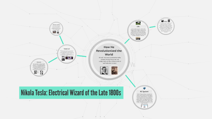 Nikola Tesla: Electrical Wizard of the Late 1800s by Kris L on Prezi