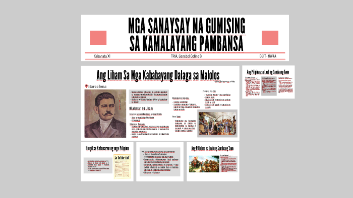 MGA SANAYSAY NA GUMISING by Jha Cruz on Prezi