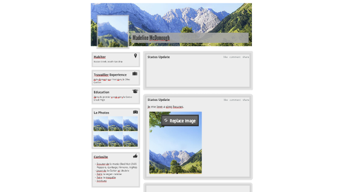 French Selfie Project by Madeline McDonough