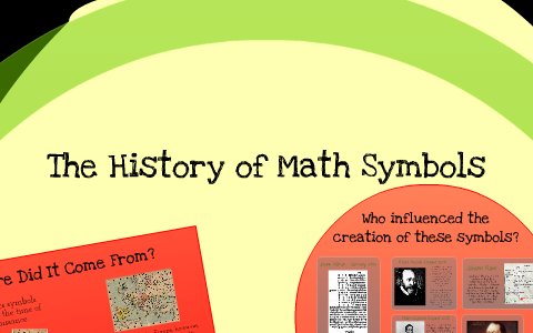 Reading and Writing Arithmetic: Origins of Math Symbols by Miriah ...