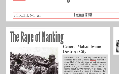 The Rape Of Nanking by Kaylee Blanchard on Prezi