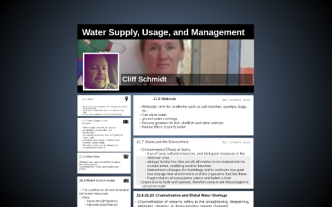 Water Supply, Usage and Management by Jeffrey Higginbottom