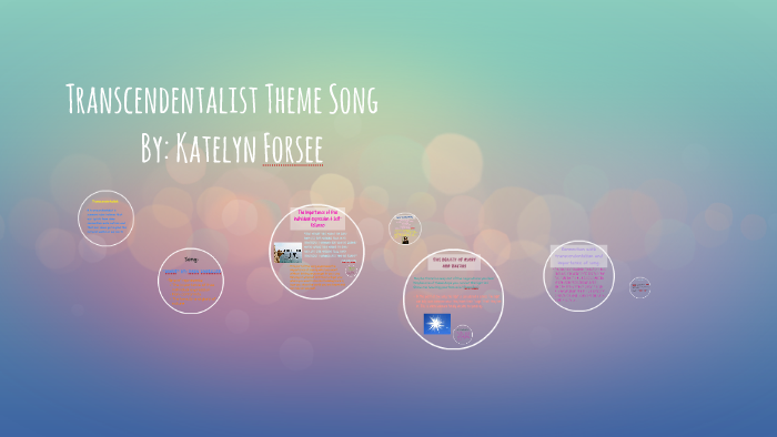 Transcendentalism Song by on Prezi