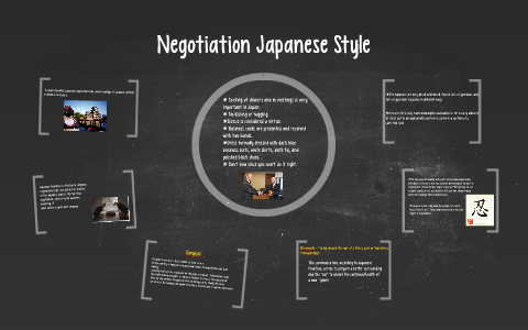 Negotiation Japanese Style by Ana Ko on Prezi
