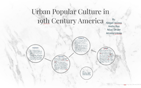 Urban Popular Culture in 19th Century America by Jessica Grioua on Prezi