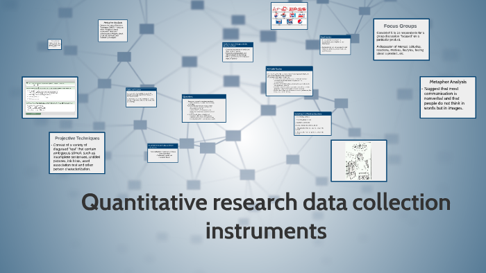 Quantitative research data collection instruments by coxy villon on Prezi