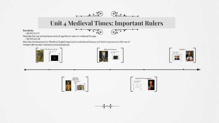 Unit 4 Medieval Times: Important Rulers by Sarah Edwards on Prezi