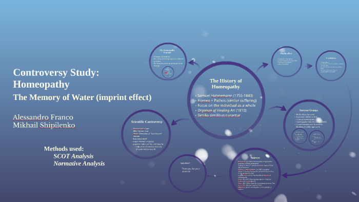 Homeopathy: The Memory of Water by Mika Ship on Prezi