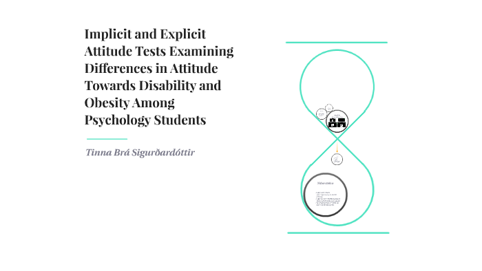 Implicit and Explicit Attitude Tests Examining Differences i by Tinna ...