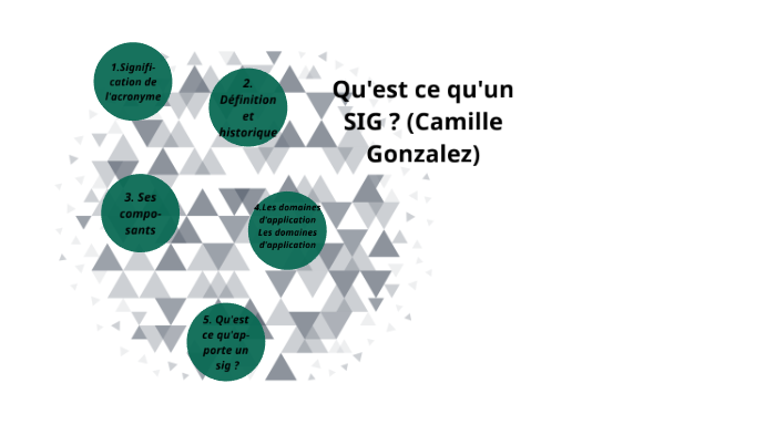 Qu'est-ce qu'un SIG ? by Camille GONZALEZ on Prezi