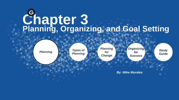 Chapter 3: Planning, Organizing, and Goal Setting by Mike Morales on Prezi