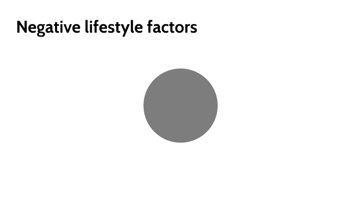 negative lifestyle factors by hope roberts on Prezi