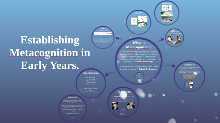 Metacognition in Early Years by Sarah Sladden on Prezi