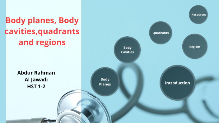 body cavities and planes, Quadrants and regions by Abdur-Rahman Al ...