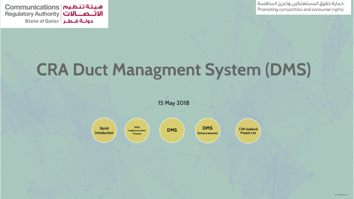 CRA Duct Management System(DMS) Workshop by Ganesh Narim on Prezi