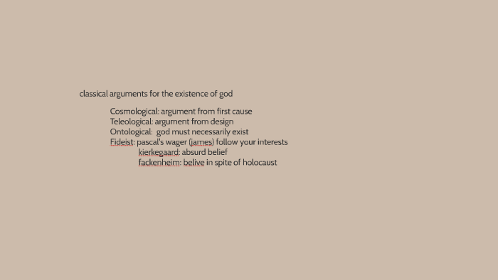 classical arguments by Michael McKimmy on Prezi