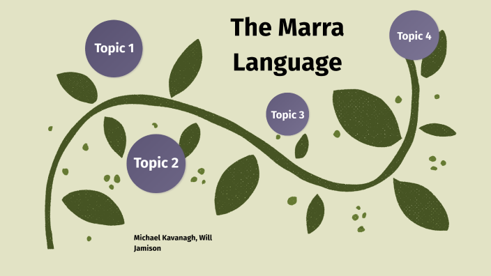 The Marra language by Michael Kavanagh on Prezi