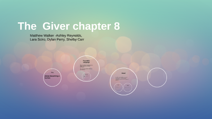 The Giver chapter 8 by dylan perry on Prezi