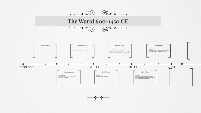 The World 600-1450 CE by Tessa Condon on Prezi