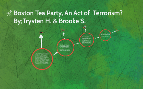 Boston Tea Party, An Act of Terrorism? by Brooke Sheffield on Prezi