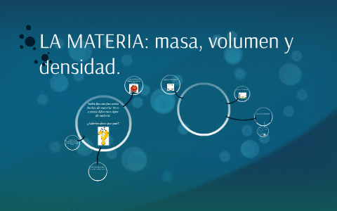 LA MATERIA: masa, volumen y densidad. by Alicia Peñalver Rebollo on Prezi