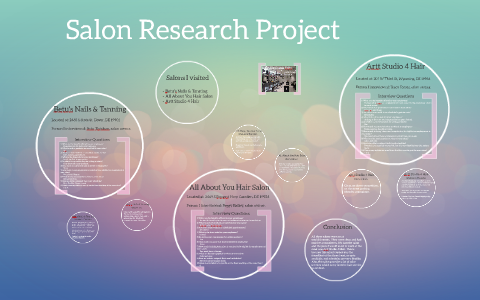 Salon Research Project by Stephanie Felty on Prezi