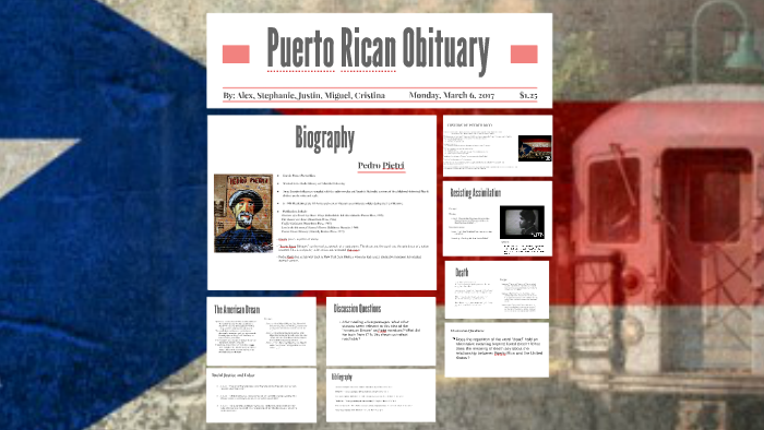Puerto Rican Obituary by Cristina Casas on Prezi