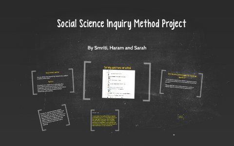 Social Science Inquiry Method Project by Smriti Shyam on Prezi